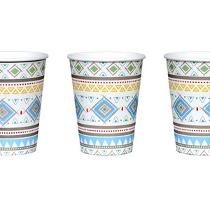 Tribal Cup - Adventure Baby Boy Shower, Woodland Tribal Birthday, Wild ...