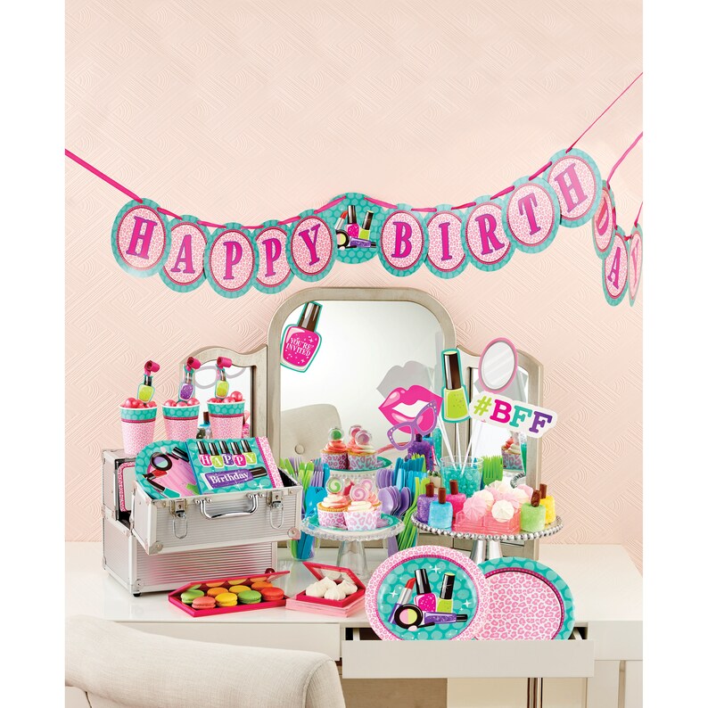 Spa Party Decorations - Makeup Party Decorations, Spa Party for Girls ...