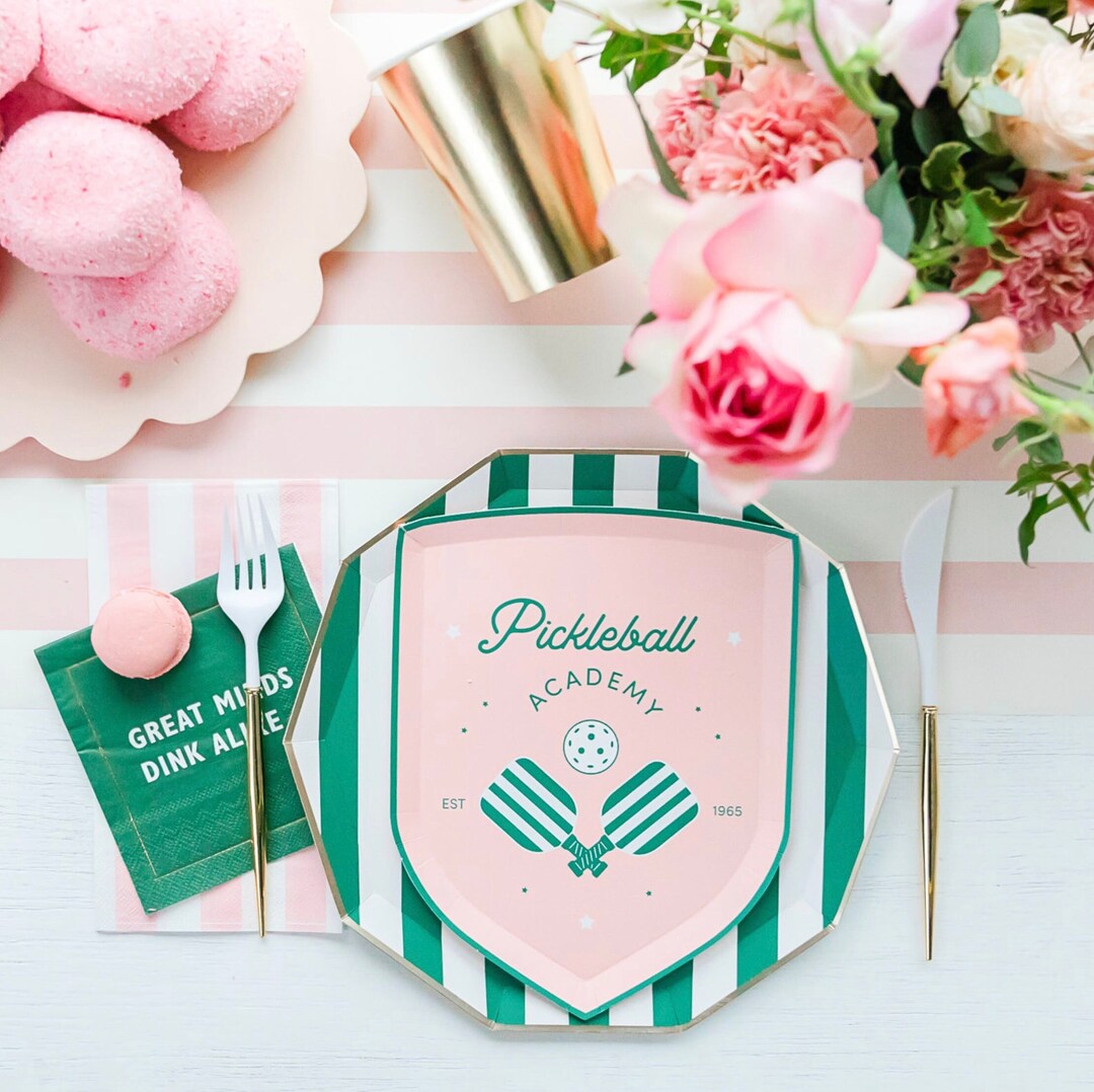 Pickleball Party Plates - Pickleball Party Supplies, Pickleball ...