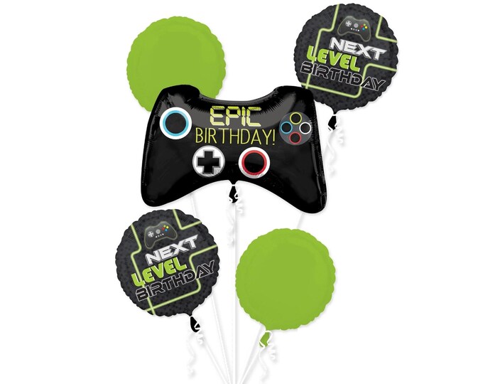 Video Game Birthday Balloons Gaming Party Balloon, Gamer Party, Gamer ...