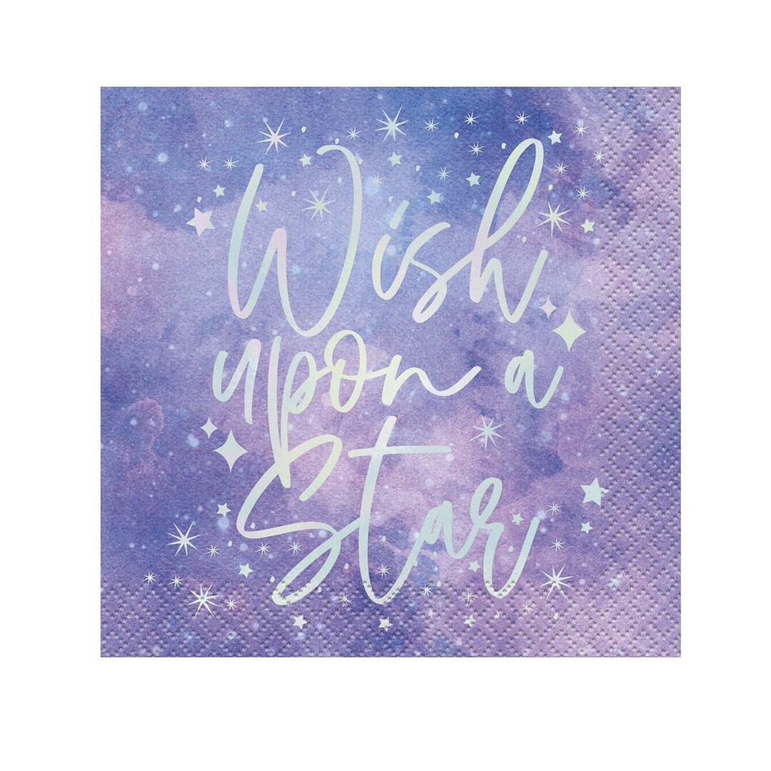 Galaxy Birthday Napkins - Space Party Napkins, Astrology Party ...