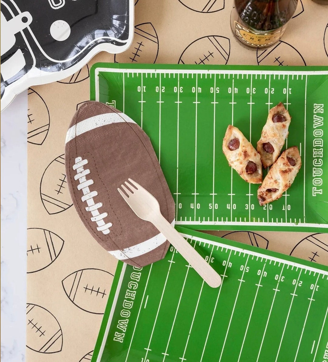 Football Napkins - Sports Birthday Napkins, Game Day Party Decorations ...