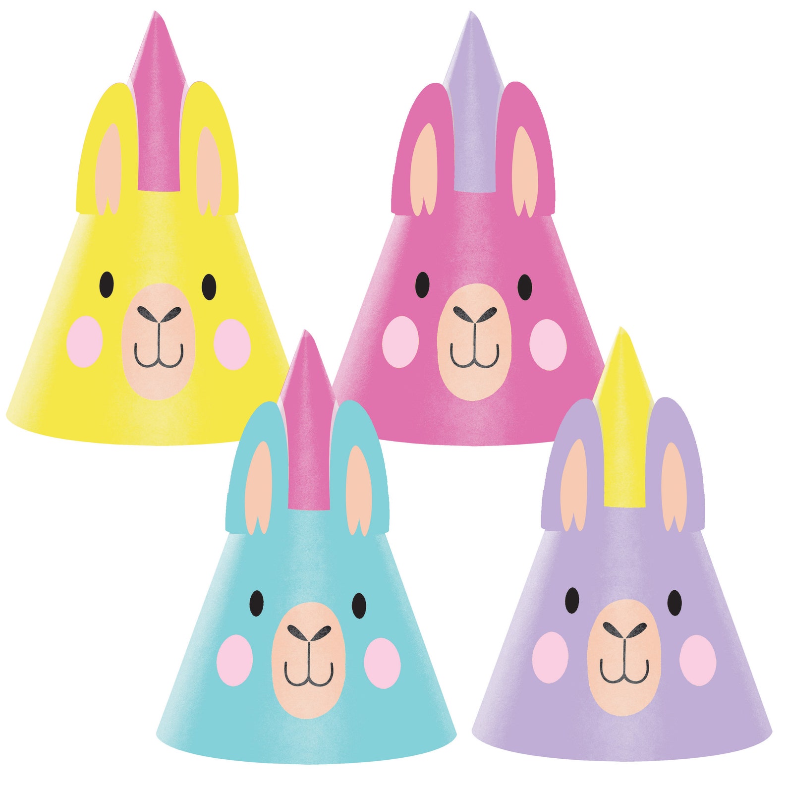 Llama Party Hats Llama Birthday, Llama Party Supplies, Llama Baby ...
