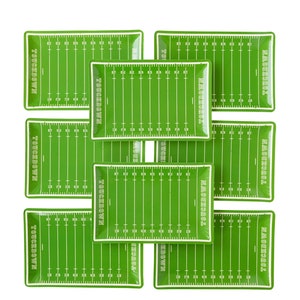 Football Field Plates Football Birthday Plates, Game Day Party ...