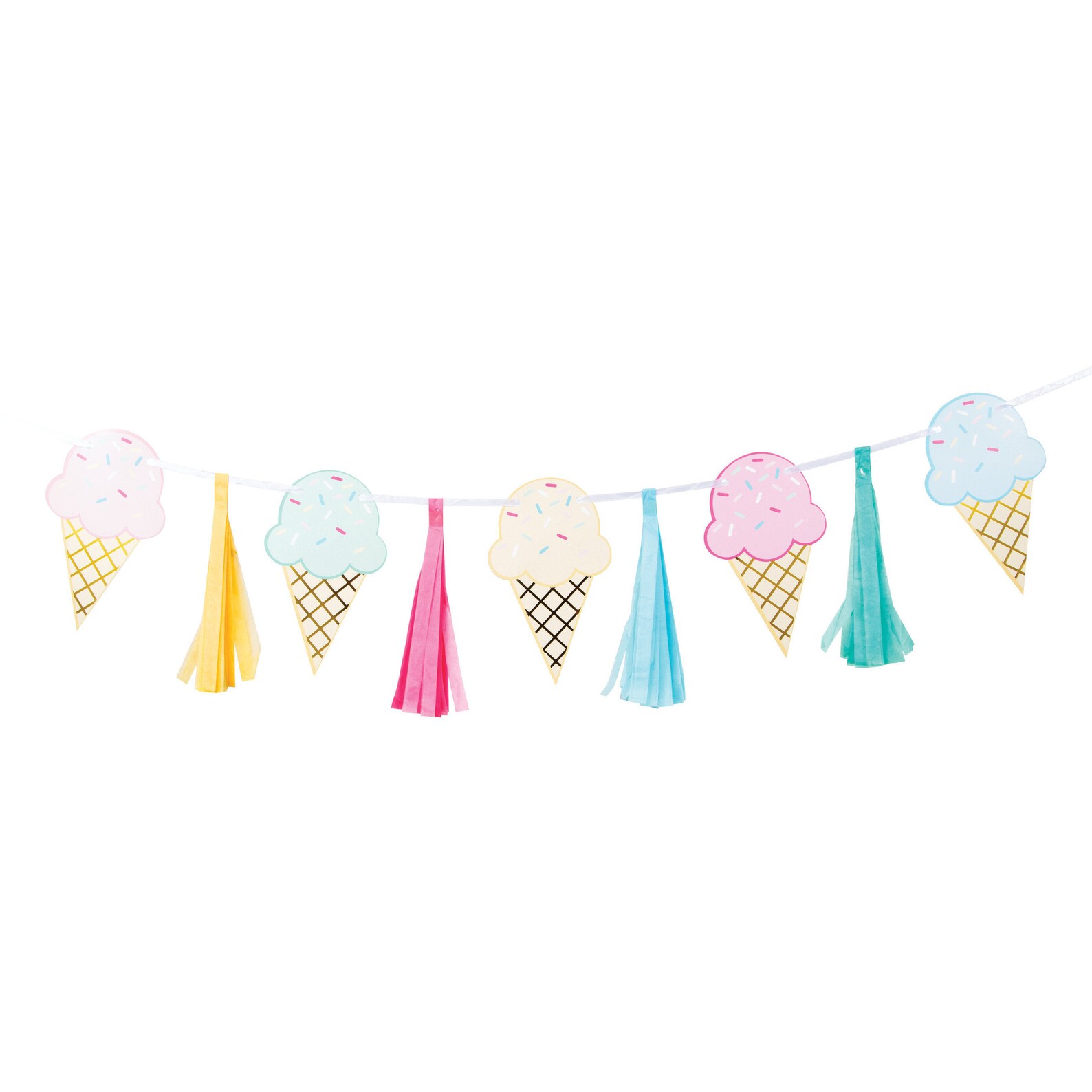 Ice Cream Party Banner Ice Cream Birthday Banner Sprinkle - Etsy