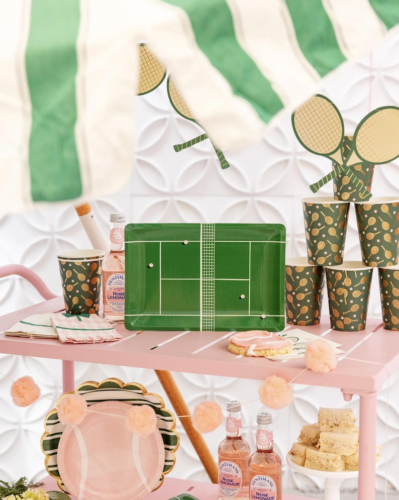 Tennis Napkins - Tennis Party Supplies, Tennis Team Party, Tennis ...
