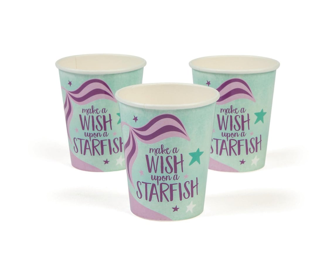 Mermaid Cups - Mermaid Party Cups, Mermaid Party Supplies, Mermaid ...
