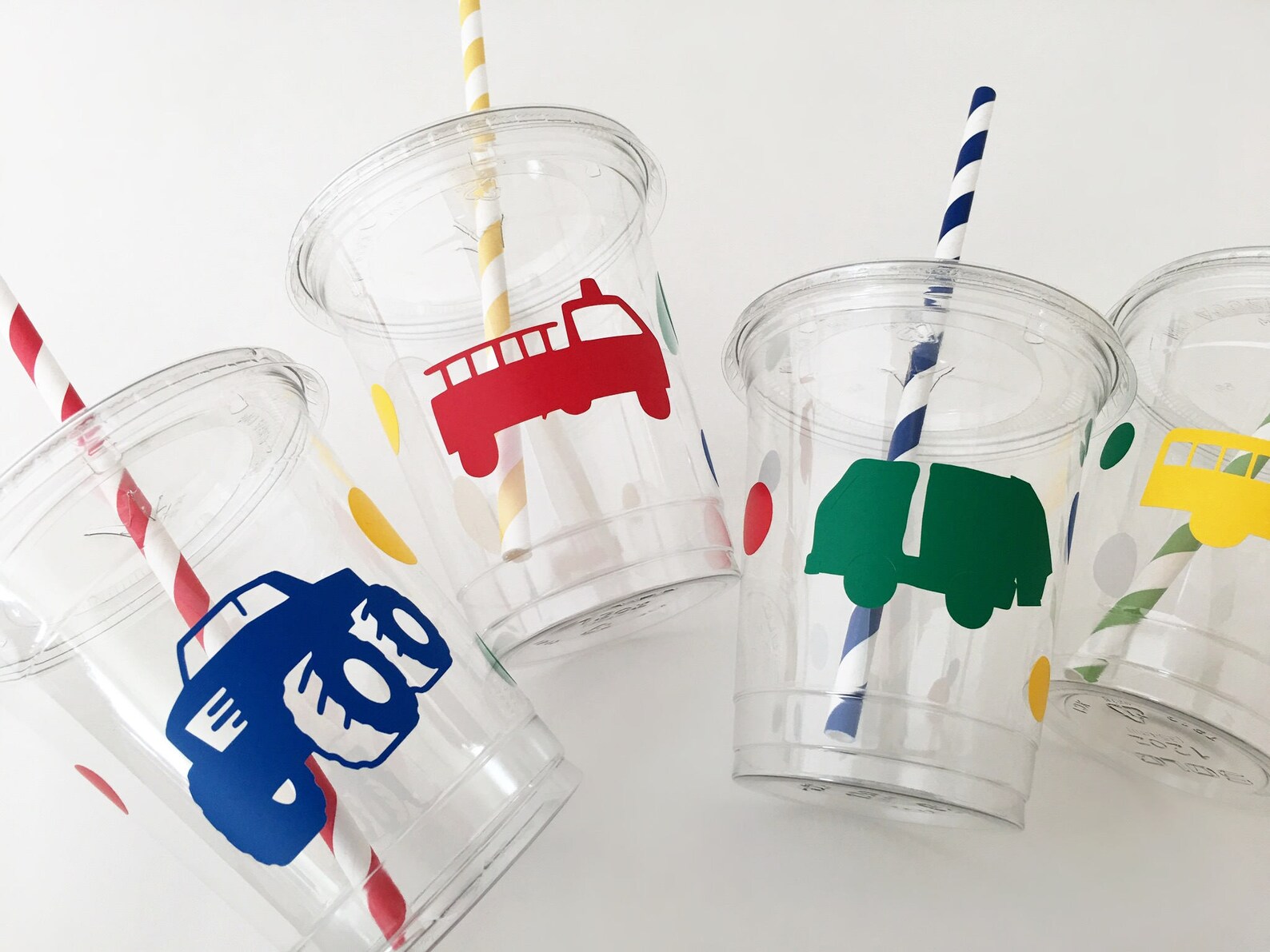 Transportation Party Cups Transportation Party Supplies - Etsy