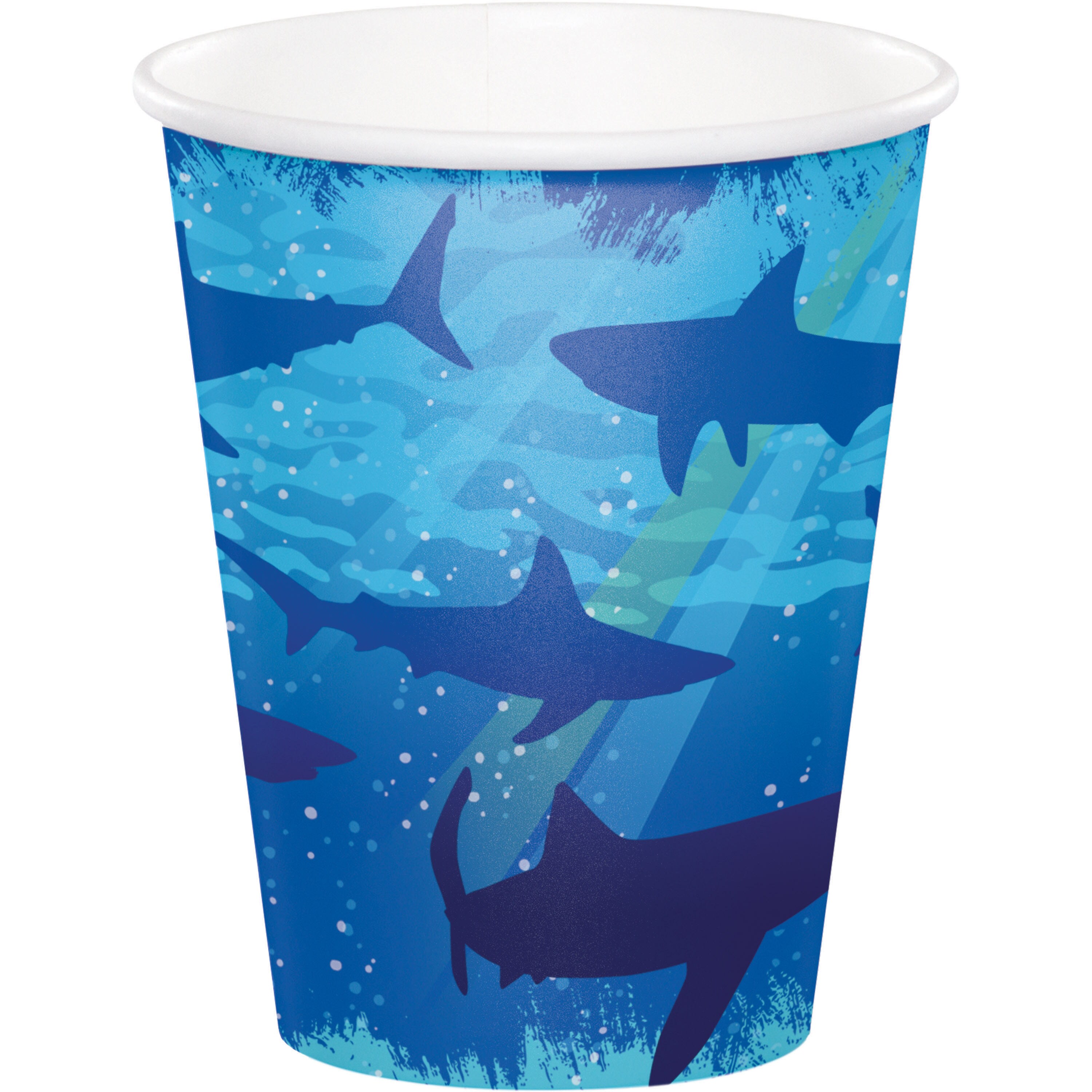 Shark Party Cups Shark Cups Blue Ocean Party Cups Shark | Etsy