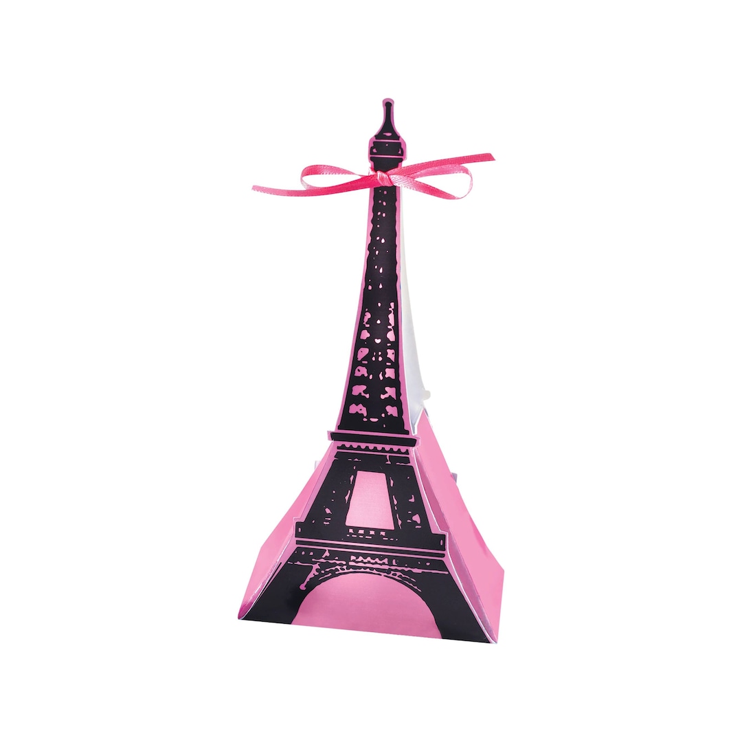 12 Paris Party Favor Boxes - Paris Birthday Favor Boxes, Paris Party ...