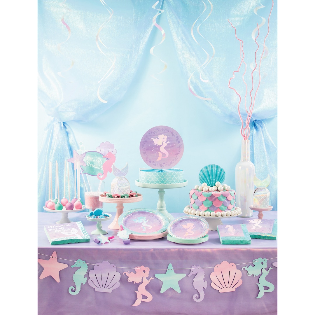 Mermaid Banner - Mermaid Party Decorations, Mermaid Birthday ...