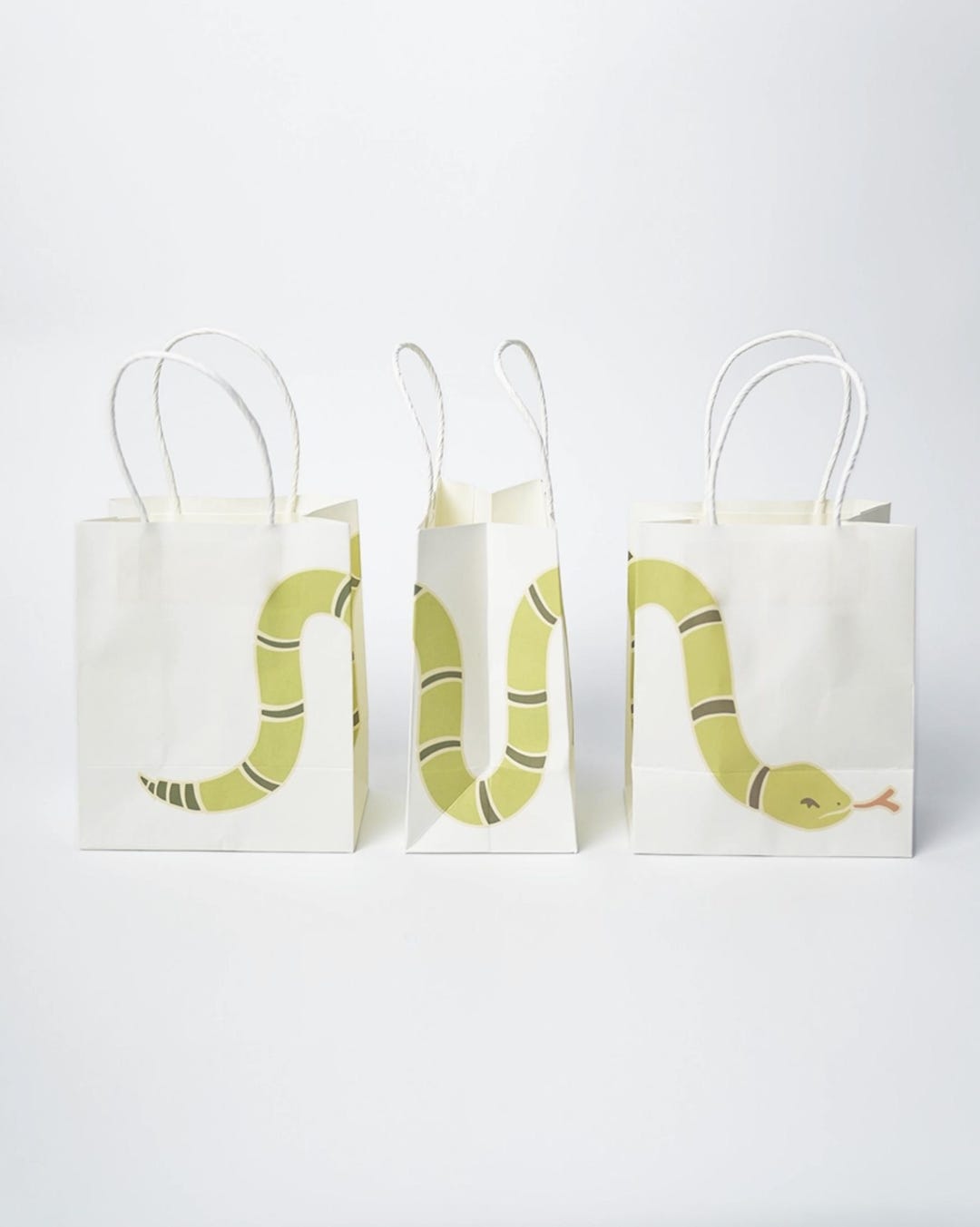 Snake Party Treat Bags 12ct - Paper Gift Bags With Handle, Western ...