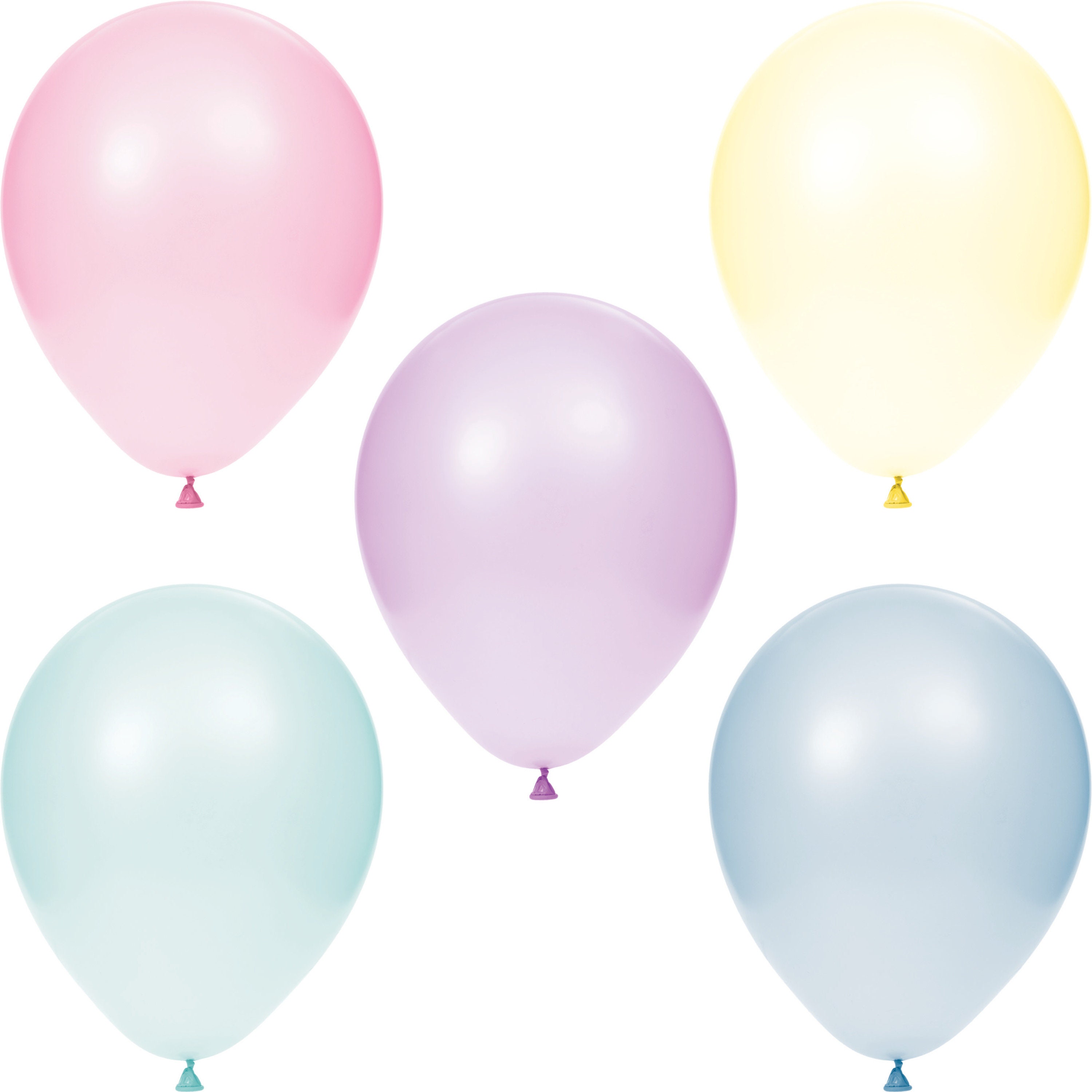 Pastel Rainbow Balloons 15ct Pastel Party Decorations, Pastel Birthday ...
