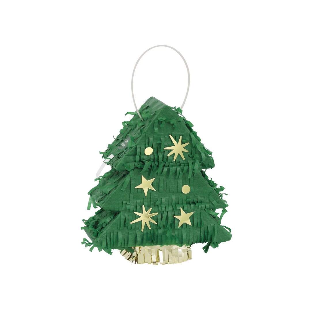 Mini Christmas Tree Piñata - Holiday Party Decorations, Christmas Party ...