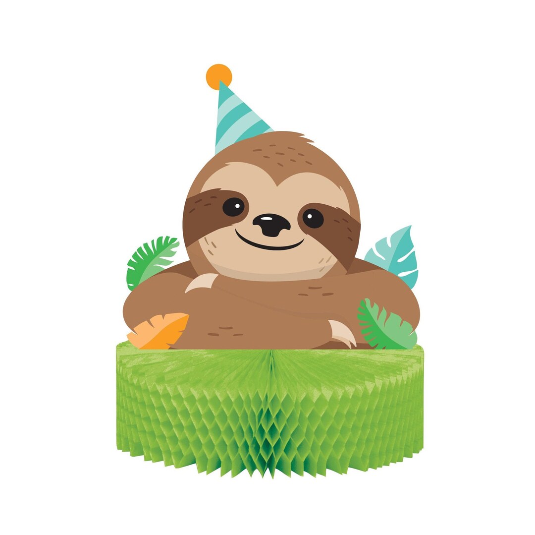 Sloth Party Centerpiece Sloth Party Decorations, Sloth Birthday ...