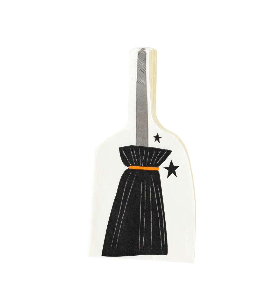 Witches Broom Party Napkins, Halloween Party Supplies, Witchy Party ...