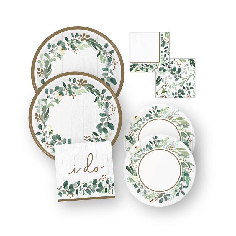 Boho Wedding Paper Plates - Etsy
