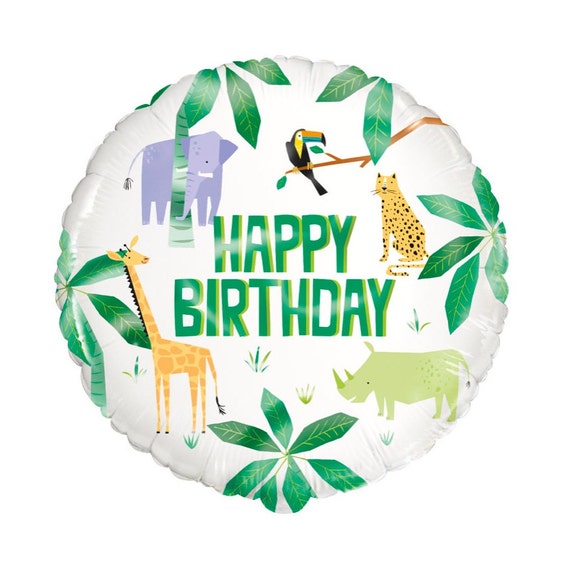 18 Safari Birthday Balloon Party Decorations Safari - Etsy