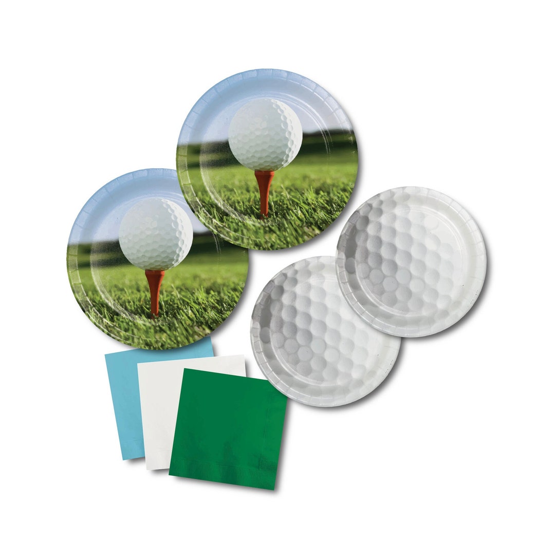 Golf Party Plates & Napkins - Retirement Party, Golf Birthday, Golf ...