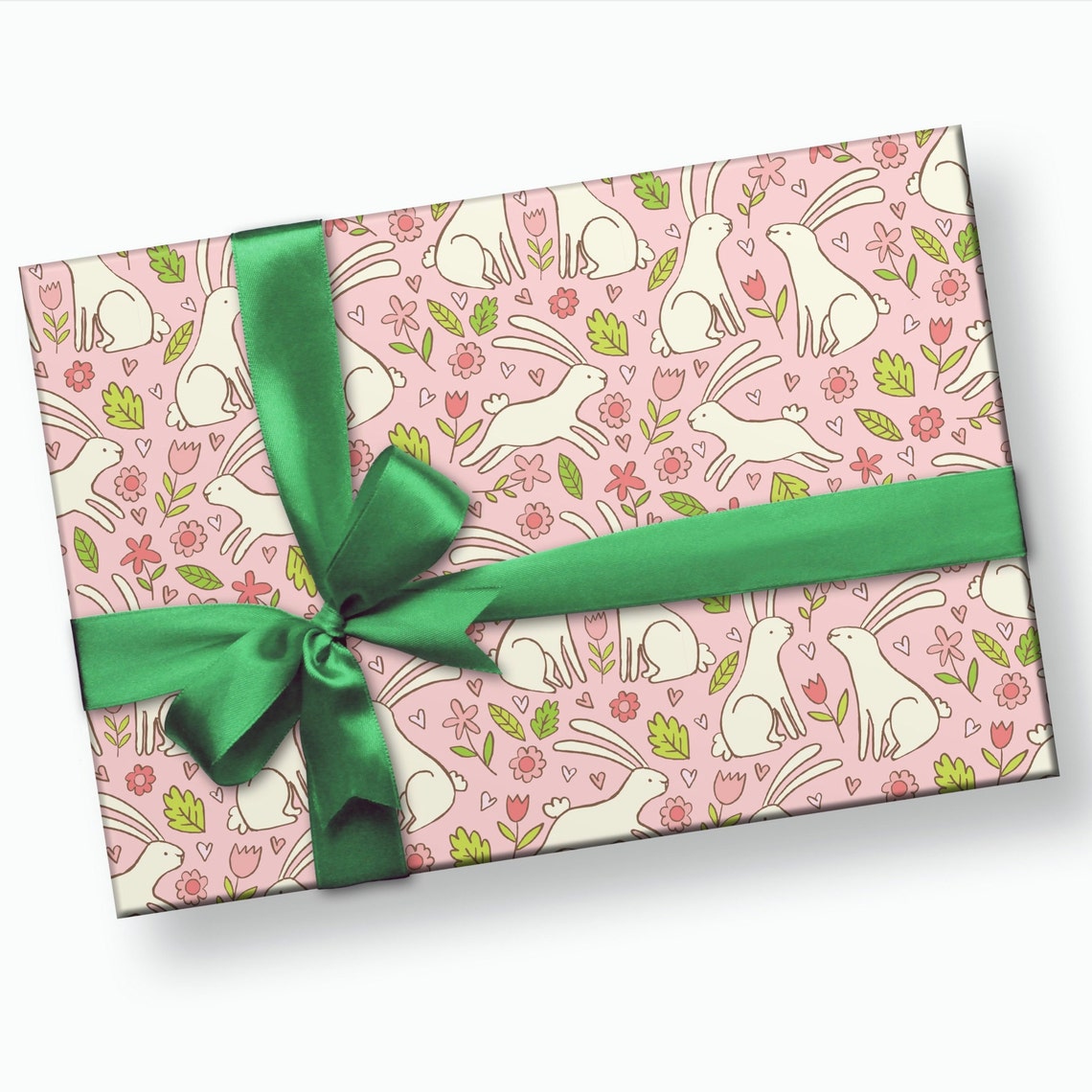 Bunny Gift Wrap - Bunny Wrapping Paper, Bunny Birthday Gift, Bunny ...