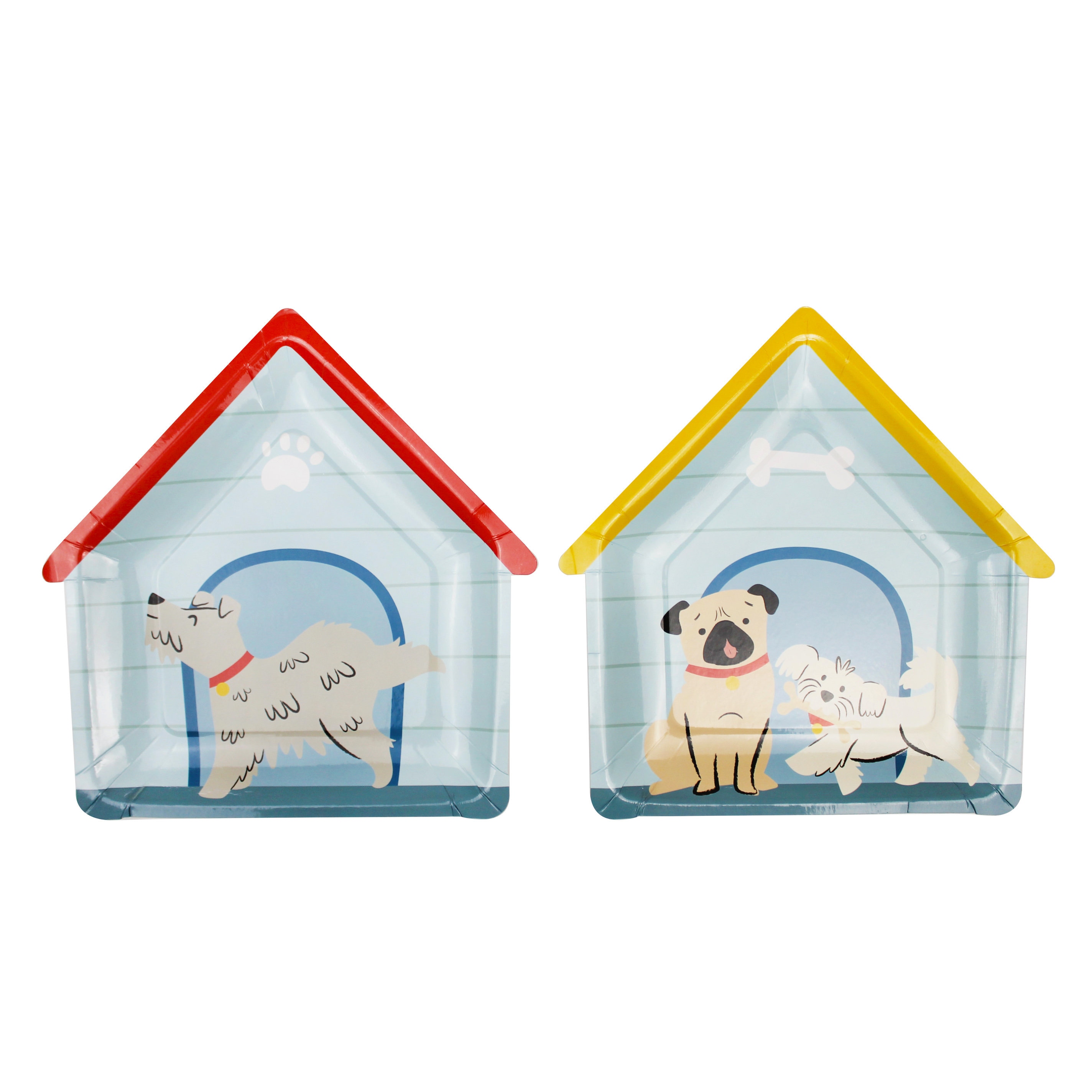 Dog Party Plates - Puppy Party Plates, Dog Birthday Decorations, Dog ...
