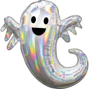 Ghost Balloon - Holographic Ghost, Halloween Decorations, Ghost ...