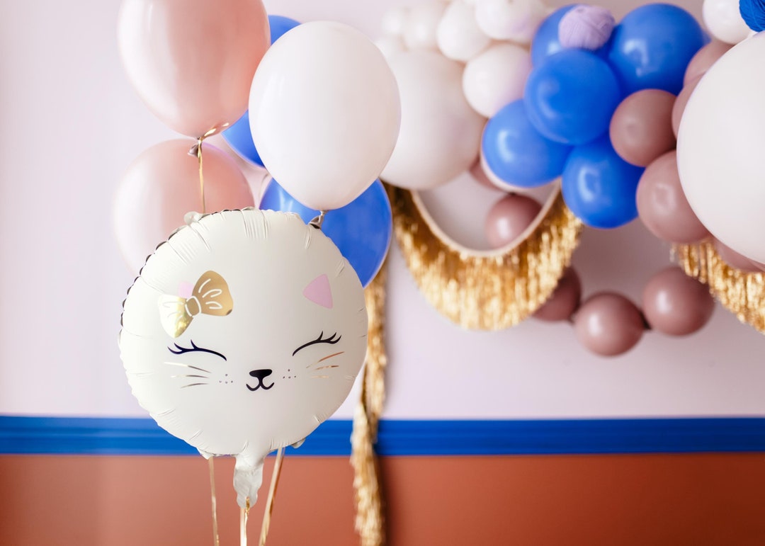 Kitten Party Balloon - Cat Birthday Balloon, Adopt a Kitty Party ...