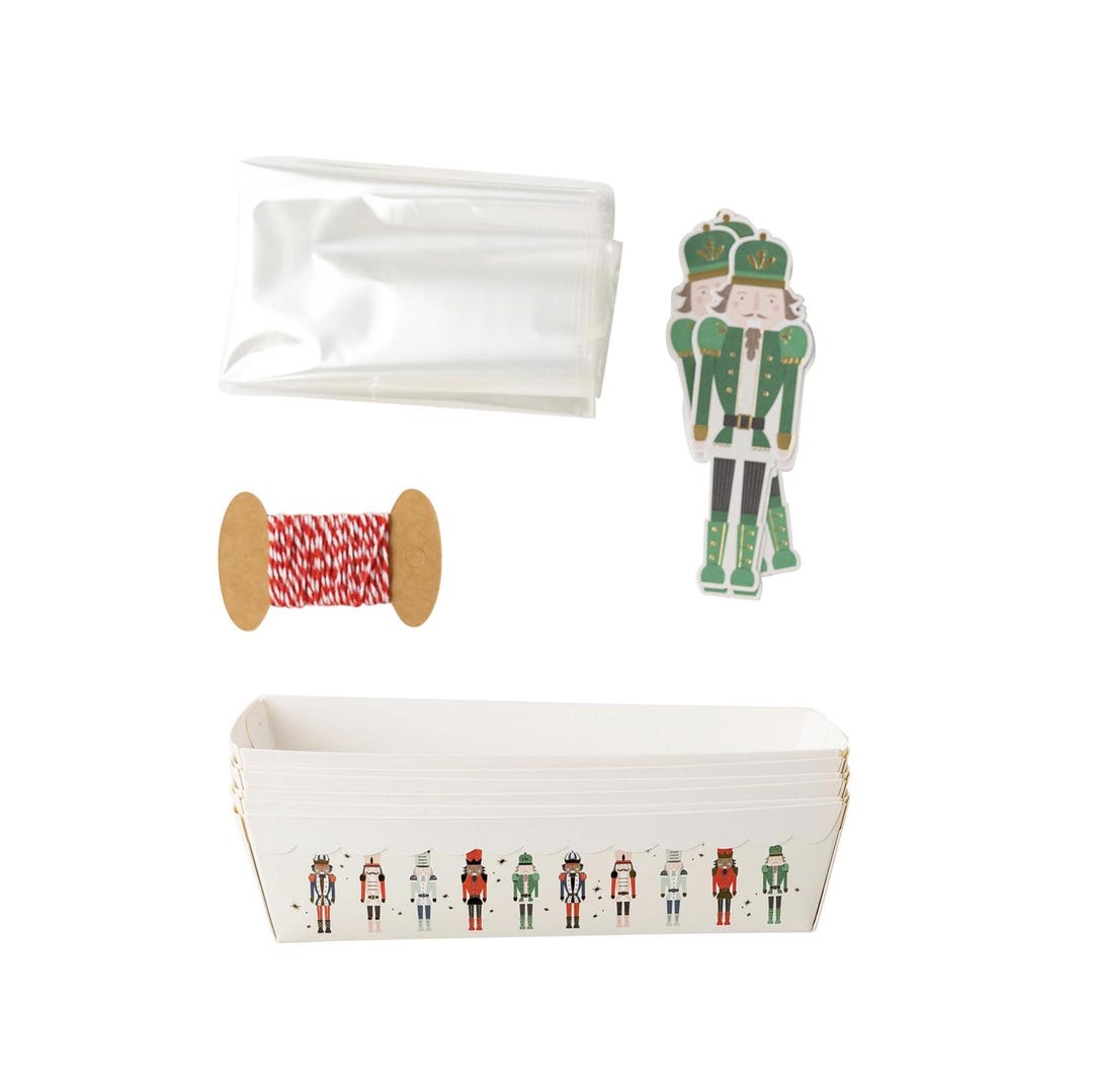 Nutcracker Baking Pans - Paper Loaf Pans, Christmas Favors, Holiday ...