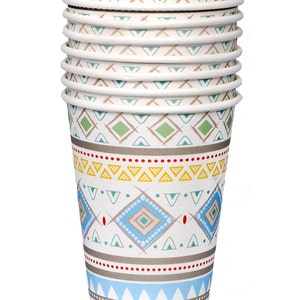 Tribal Cup - Adventure Baby Boy Shower, Woodland Tribal Birthday, Wild ...