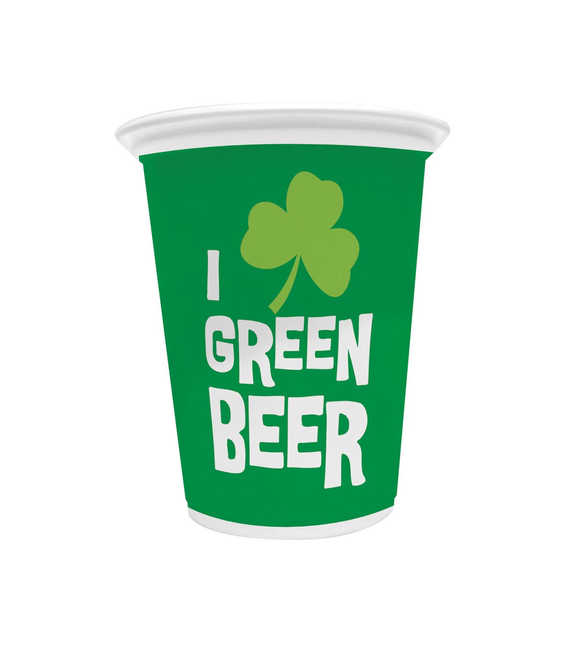 St Patrick's Day Party Cups - Plastic Cups, Green Beer Cups, Pattys Day ...