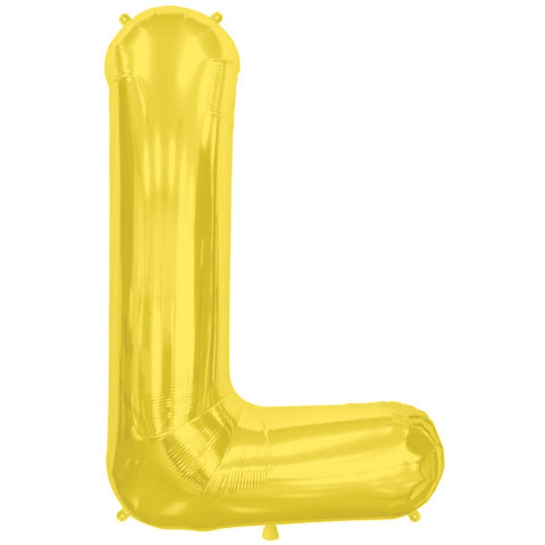 34 Letter L Balloon Gold Balloon Letter Balloons | Etsy