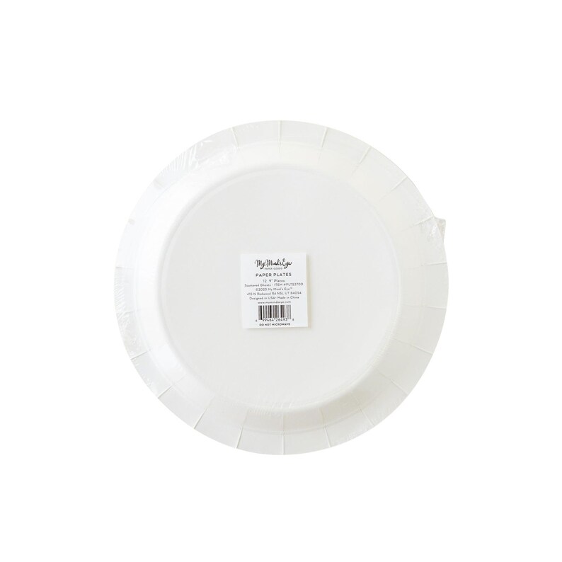 Scattered Ghosts Paper Plates – 8 Halloween Party Plates, Kids Boo ...