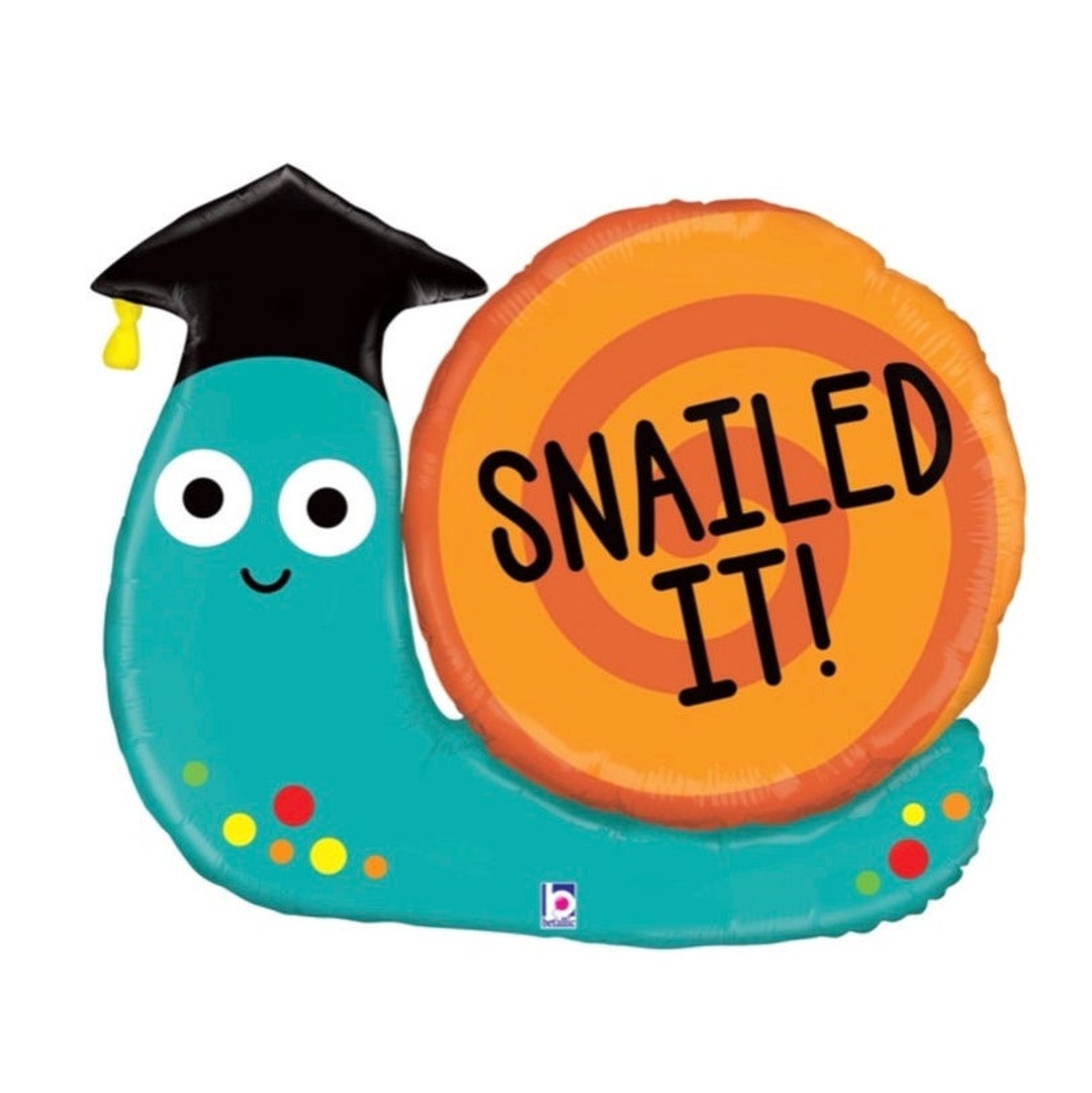 Snail Graduation Balloon Grad Balloon, Funny Graduation Decorations ...