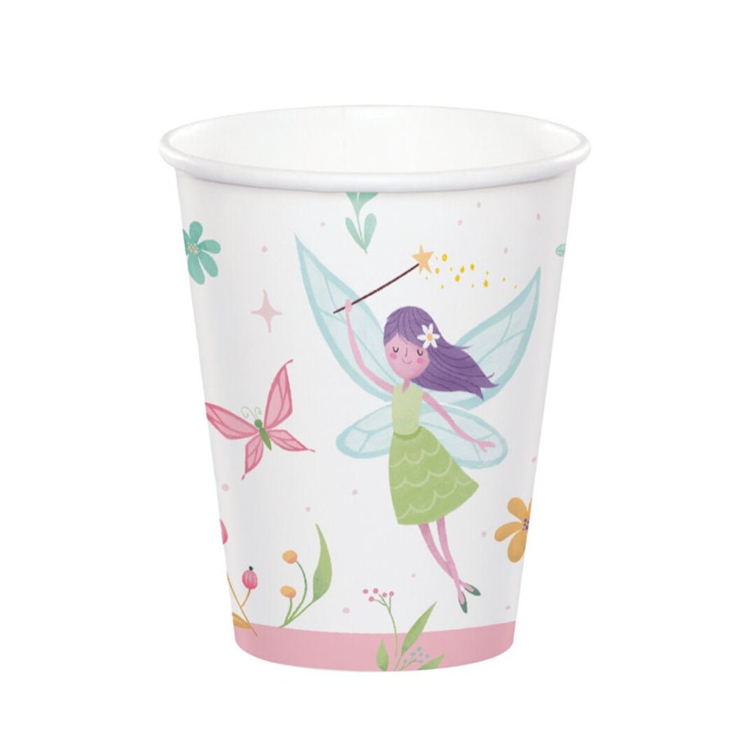Fairy Party Cups - Fairy Cups, Fairy Party Decor, Fairy Baby Shower ...