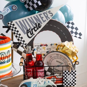 Race Track Activity Party Placemats - Racecar Birthday Party ...