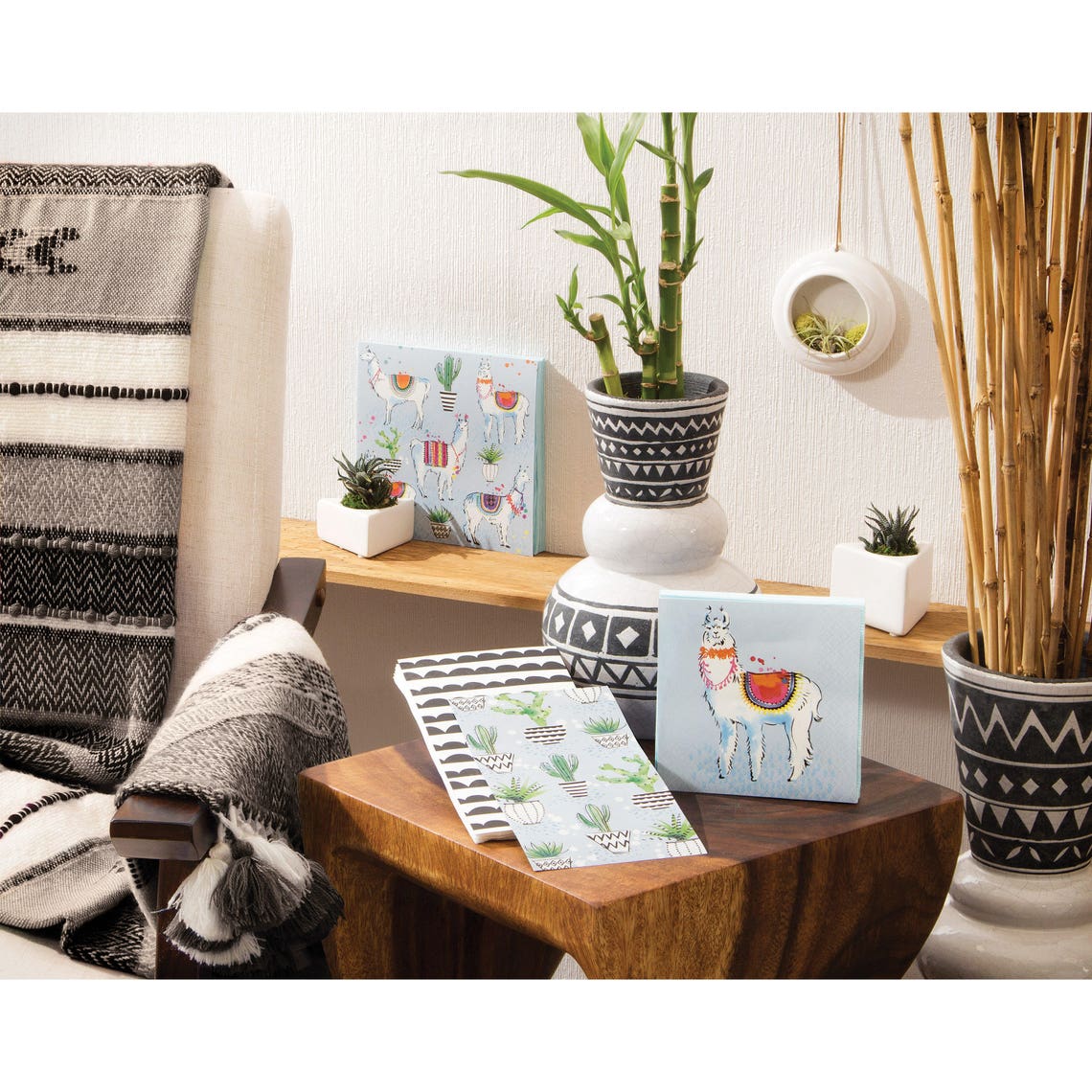 Llama Cocktail Napkins - Llama Party Supplies, Llama Napkins, Llama ...