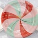 Peppermint Candy Plates - Candy Cane Christmas, Christmas Party ...