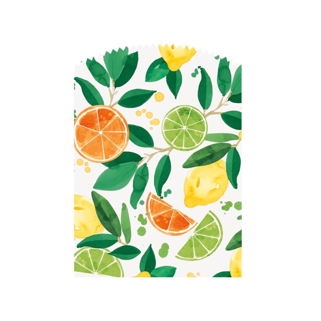 Citrus Favor Bags - Fruit Birthday Favors, Fruit Birthday Decorations ...