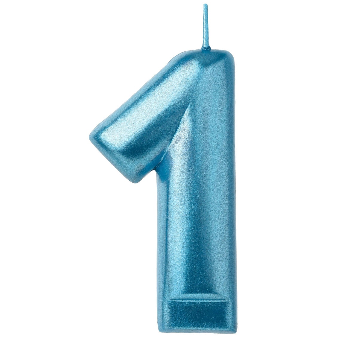 Blue Number Candles - Age Candles, Cake Topper, Boy Birthday Candles ...