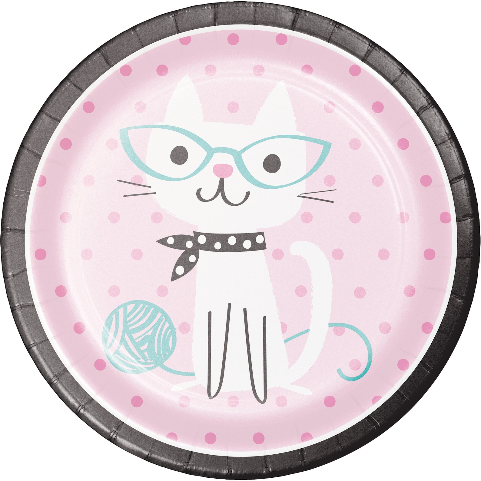 Cat Party Plates - Cat Birthday, Kitty Baby Shower, Meow Birthday ...