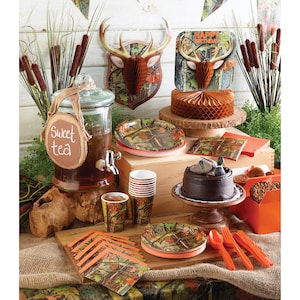 Hunting Centerpiece - Hunting Birthday Party, Hunting Party Decor ...