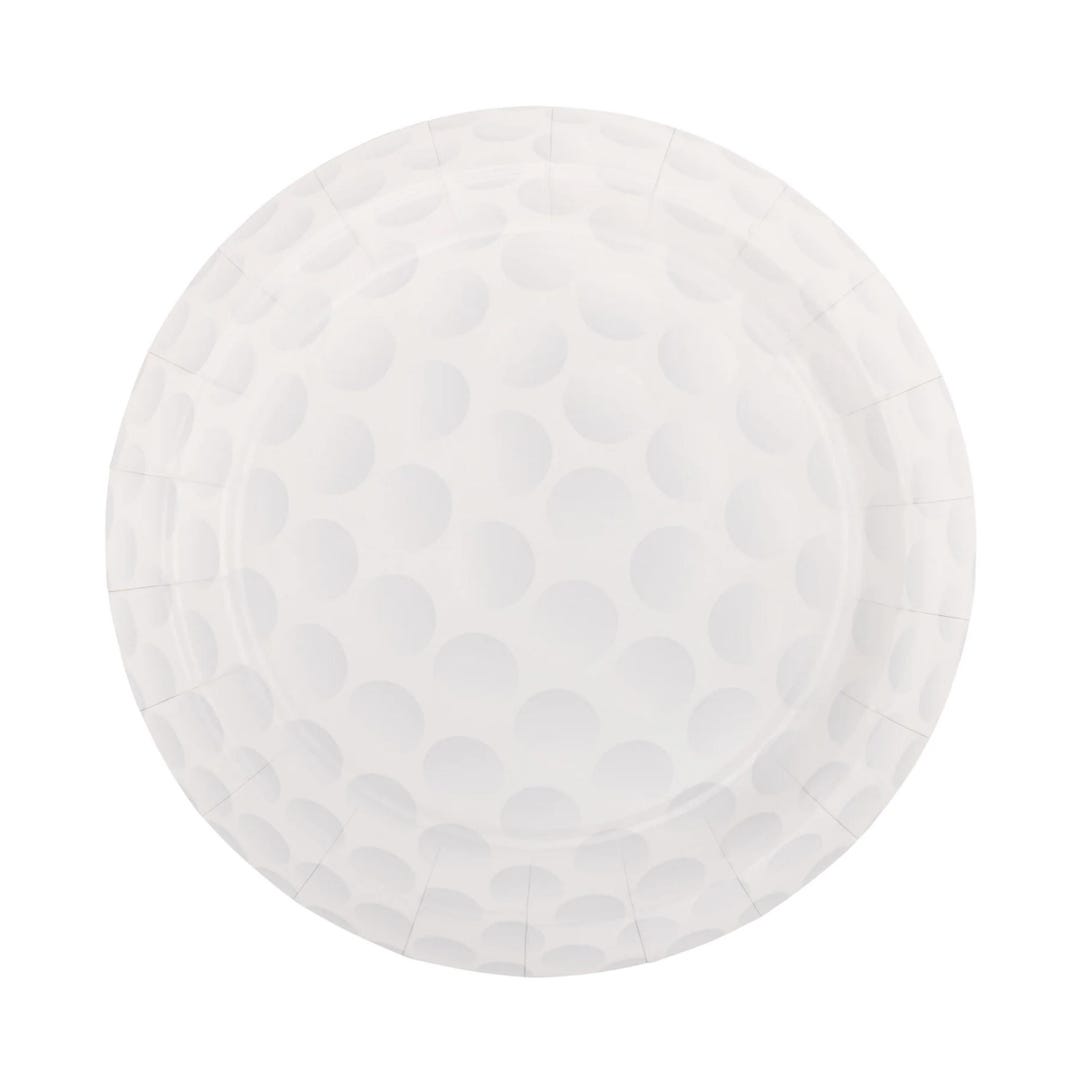 Golf Ball Party Plates - Hole in One Birthday, Country Club Wedding ...