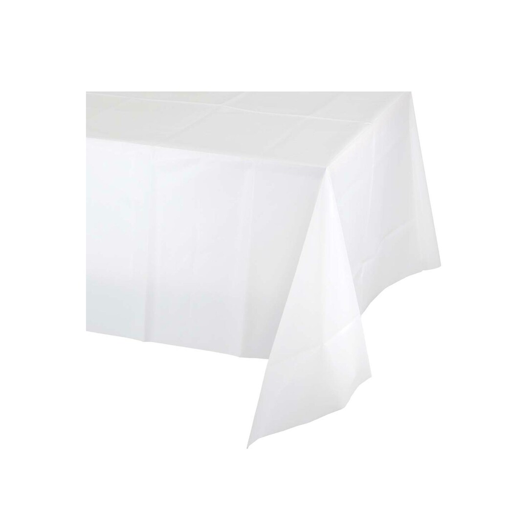 White Tablecloth - Wedding Table Decorations, Event Tablecloths ...