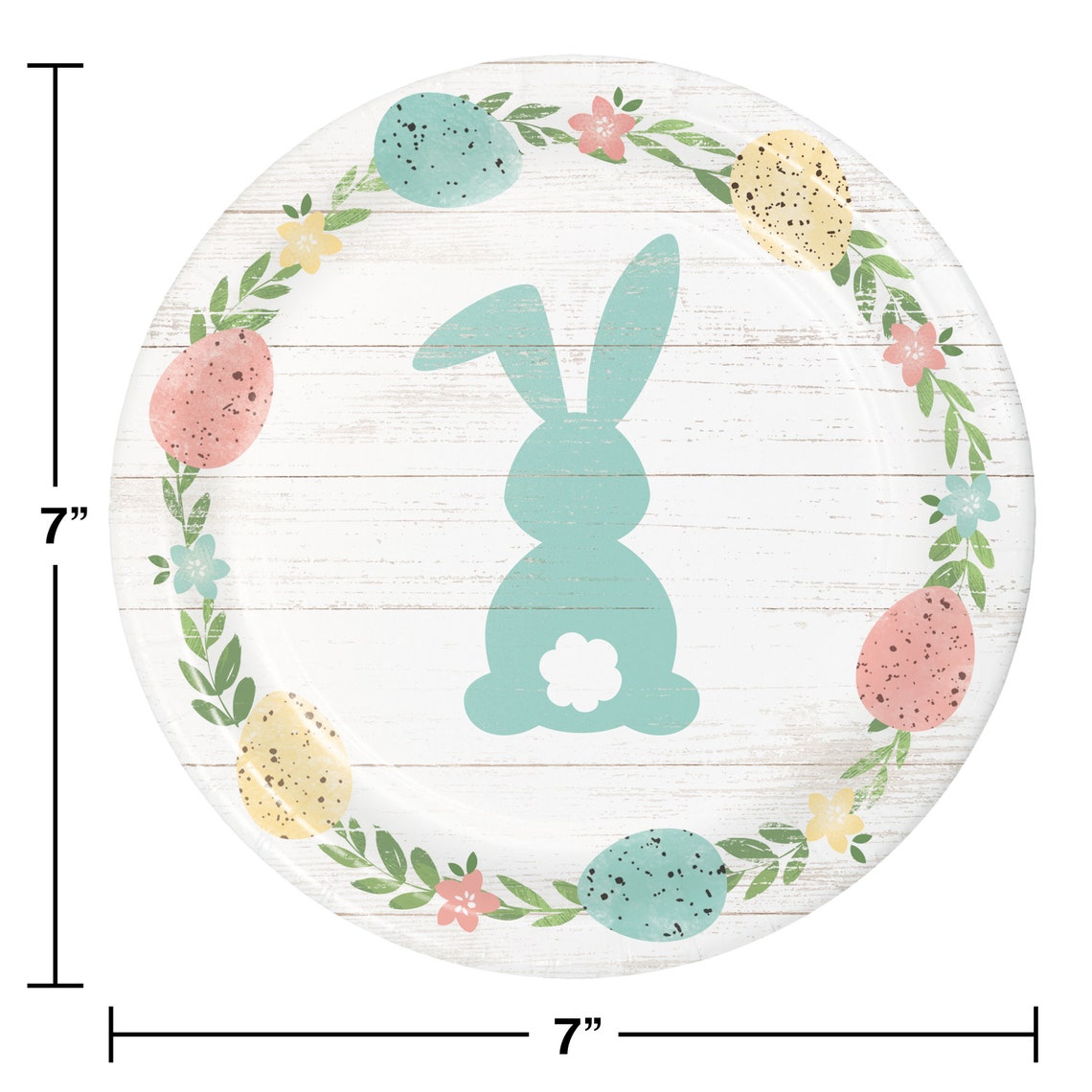 Easter Bunny Party Supplies Bunny Plates Pastel Party | Etsy