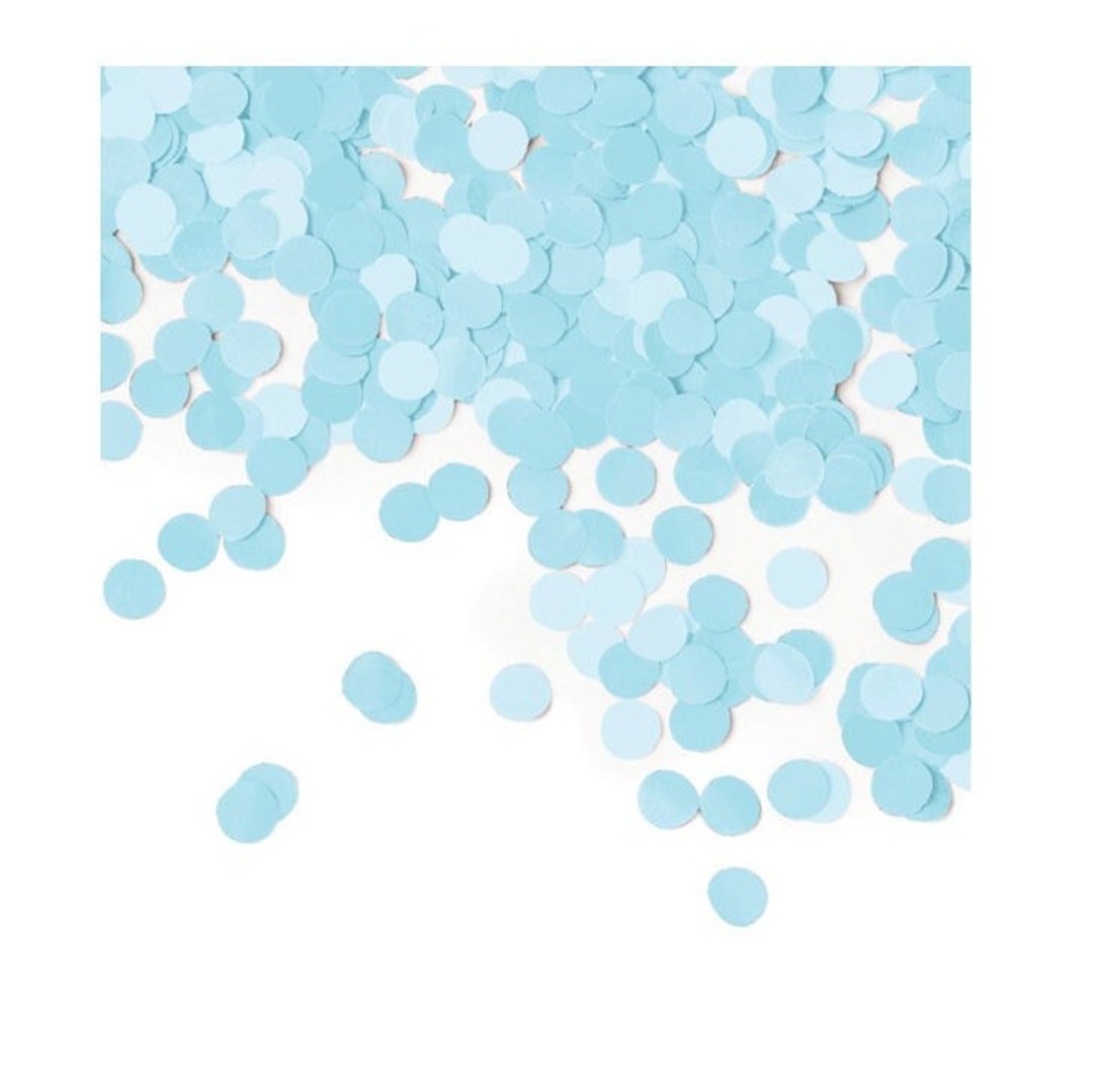 Blue Tissue Confetti - Blue Confetti, Blue Baby Shower Decor, Blue ...
