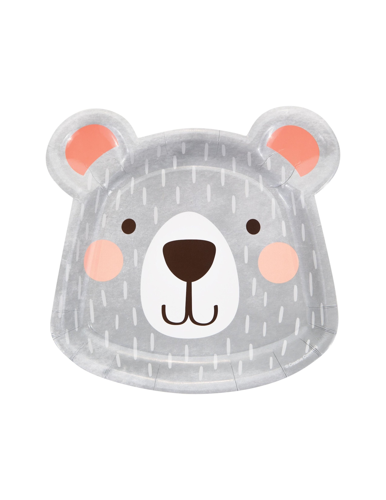 Shaped Bear Party Plates Animal Paper Plates Polar Bear | Etsy