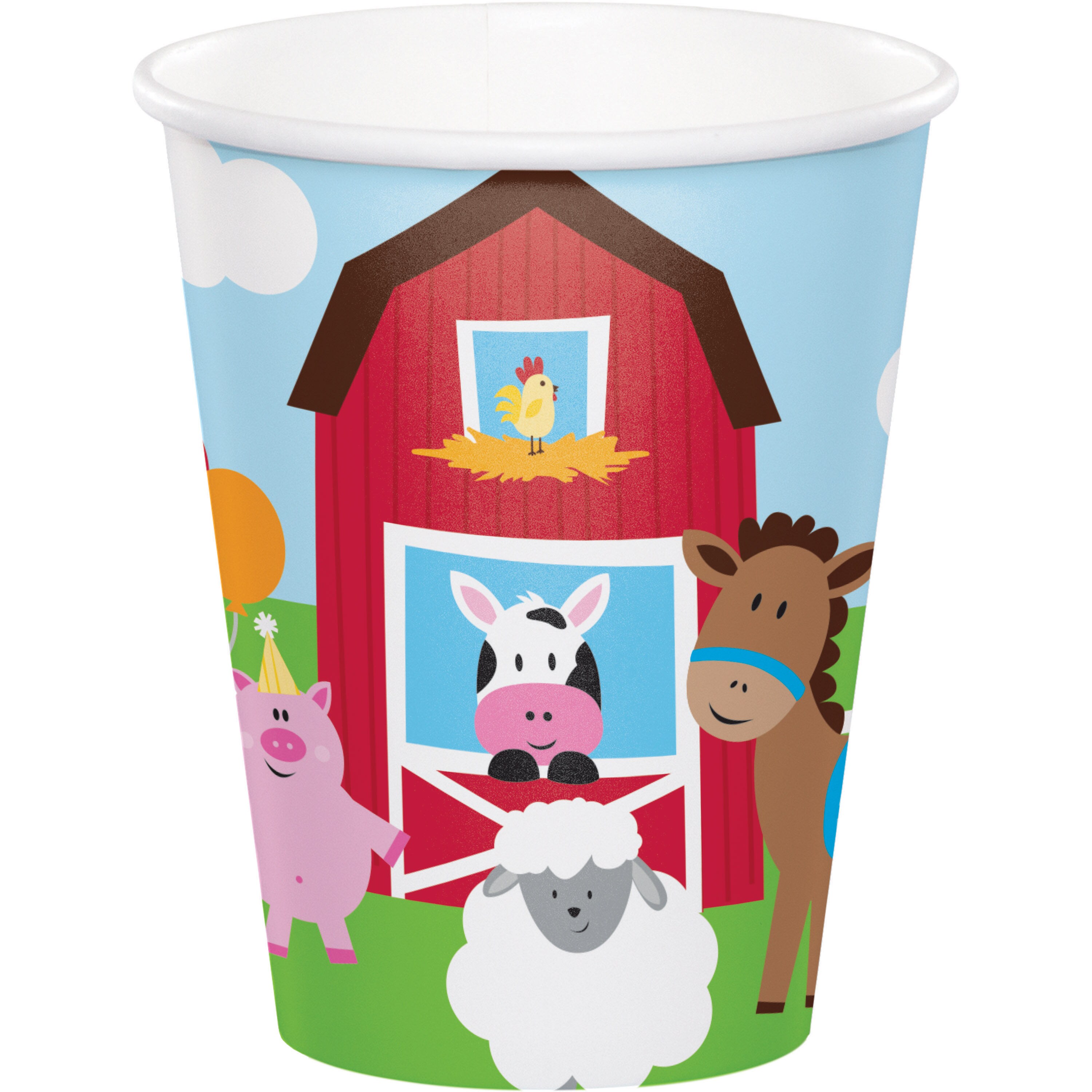 Farm Party Cups Barn Party Farm Birthday Treat Cups - Etsy