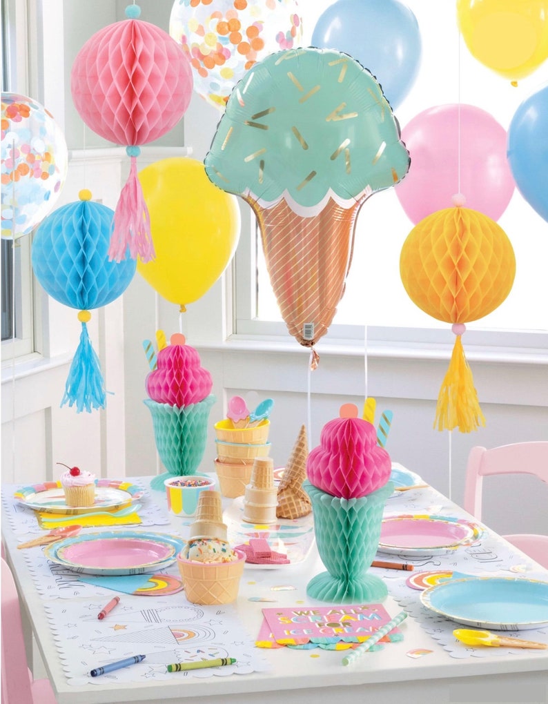 Ice Cream Balloon Bouquet Ice Cream Party Balloons Ice - Etsy