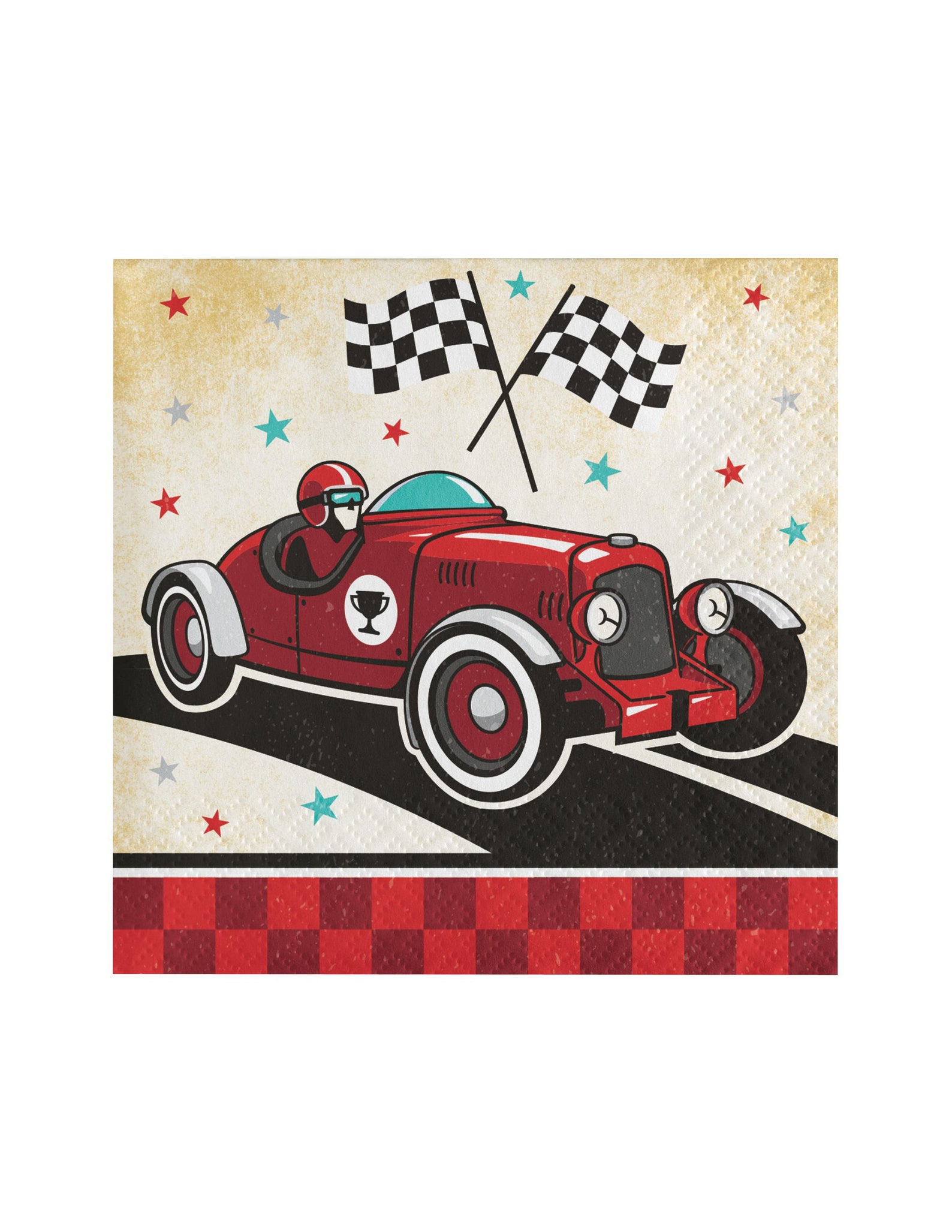 Race Car Napkins Vintage Race Car Party Napkins Birthday - Etsy