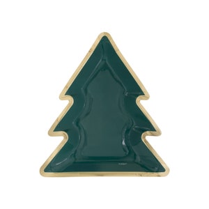 Christmas Tree Shaped Plates - Holiday Party Decorations, Christmas ...